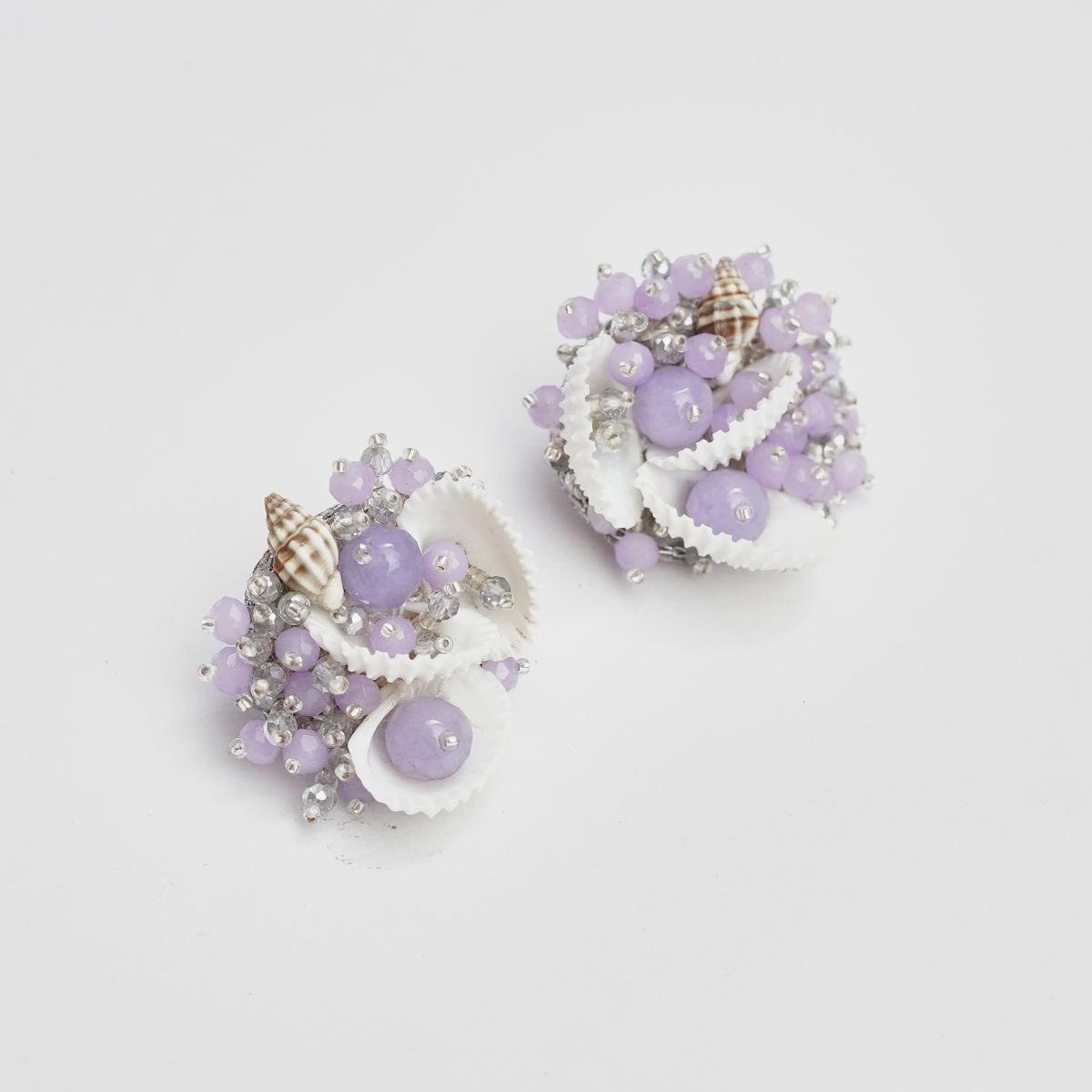 Cuba purple studs - Teraah